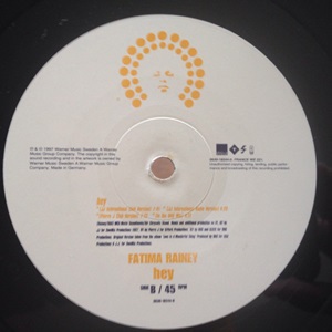 HEY/FATIMA RAINEY｜CLUB/DANCE｜ディスクユニオン･オンラインショップ｜diskunion.net
