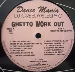 GHETTO WORK OUT/DJ GREEDY & SLEEPY G｜CLUB/DANCE｜ディスクユニオン･オンラインショップ ...