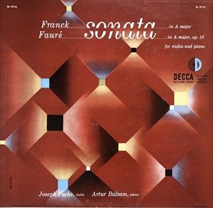FRANCK:VIOLIN SONNATA/JOSEPH FUCHS/ジョセフ・フックス｜CLASSIC｜ディスクユニオン･オンラインショップ ...