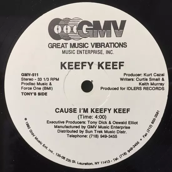 CAUSE I'M KEEFY KEEF - US ORIGINAL PRESS -/KEEFY KEEF (Keith Murray ...