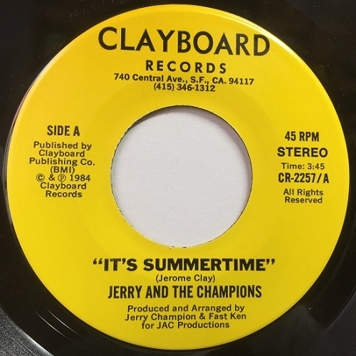 IT'S SUMMERTIME/JERRY AND THE CHAMPI｜SOUL/BLUES/GOSPEL｜ディスクユニオン･オンライン ...