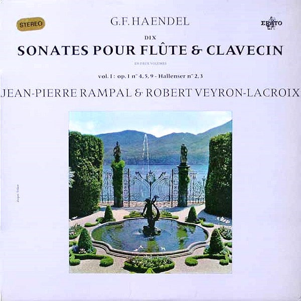 HANDEL: FLUTE SONATAS VOL.1/JEAN-PIERRE RAMPAL/ジャン=ピエール・ランパル｜CLASSIC ...