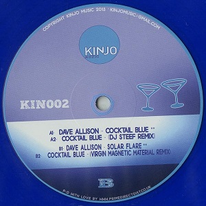 COCKTAIL BLUE/DAVE ALLISON/2014年リリースのメロウ・ビートダウン人気作リプレス / DJ STEEF REMIX ...