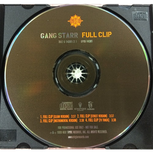 FULL CLIP - US PROMO CD SINGLE -/GANG STARR/ギャング・スター｜HIPHOP/R&B｜ディスク ...