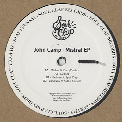 MISTRAL EP/JOHN CAMP/ジャージー・ハウス/ロウビート・ファンク 推薦盤｜CLUB/DANCE｜ディスクユニオン･オンライン ...