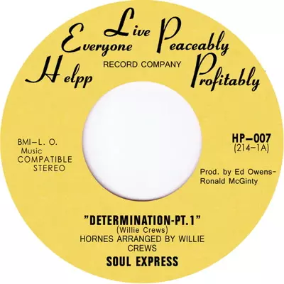 DETERMINATION (7")/SOUL EXPRESS｜SOUL/BLUES/GOSPEL｜ディスクユニオン･オンラインショップ ...