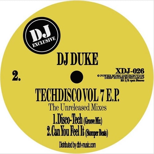 TECHDISCO VOL.7 EP (THE UNRELEASED MIXES)/DJ DUKE/NYハウス・サンプリングマスターが93年の ...