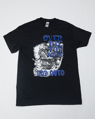 M / OVER THE TOP TOUR TEE (BLACK X BLUE)/S.O.B / OUTO｜PUNK｜ディスクユニオン ...