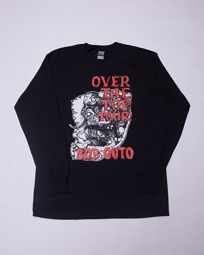 XL / OVER THE TOP TOUR TEE LONG TEE (BLACK X RED)/S.O.B / OUTO｜PUNK ...