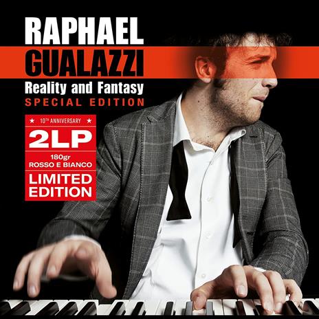 REALITY AND FANTASY (10TH ANNIVERSARY - RED/WHITE VINYL)/RAPHAEL GUALAZZI/ラファエル・グアラッツィ/イタリアのSSW ...