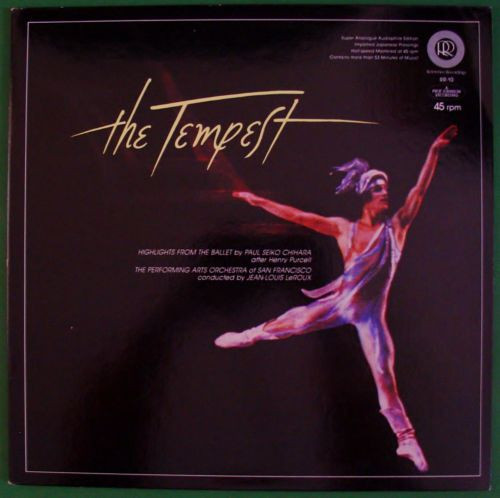 PAUL CHIHARA:THE TEMPEST(LP)/JEAN-LOUIS LEROUX/ジャン=ルイ・ルルー/長岡鉄男 外盤A級《274 ...