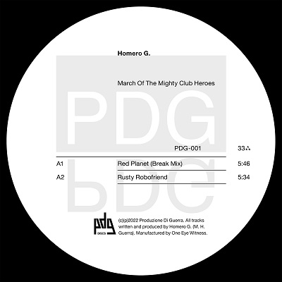 MARCH OF THE MIGHTY CLUB HEROES/HOMERO G./DEEP HOUSEの質感、ウワ音で構成されるブレイクス ...