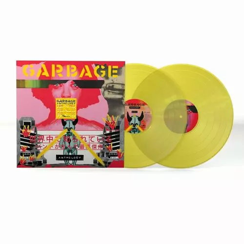 ANTHOLOGY [2LP TRANSPARENT YELLOW COLOUR VINYL]/GARBAGE/ガービッジ/輸入LP★ デビュー作から最新アルバムまでを網羅したベストがリリース ...