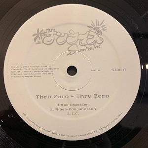 THRU ZERO/THRU ZERO｜CLUB/DANCE｜ディスクユニオン･オンラインショップ｜diskunion.net