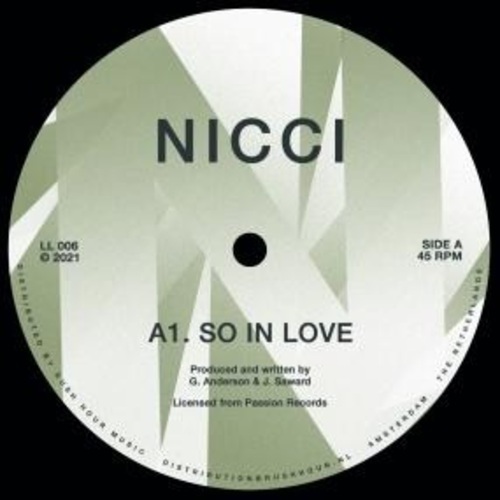 SO IN LOVE (12")/NICCI/SHAKATAKメンバーがプロデュースした1985年ブギーファンクが12inchリイシュー ...