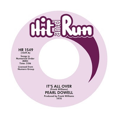 IT'S ALL OVER / GOOD THINGS (7")/PEARL DOWELL/PEARL DOWELLの人気曲が7inchリイ ...