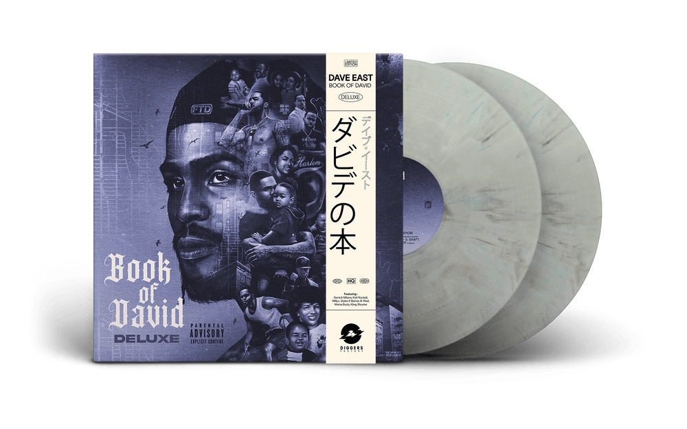 BOOK OF DAVID (DELUXE) "2LP"(WHITE & BLUE MARBLE VINYL W/ OBI)/DAVE ...