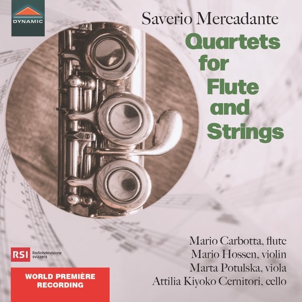 MERCADANTE:QUARTETS FOR FLUTE AND STRINGS/MARIO CARBOTTA/マリオ・カルボッタ ...