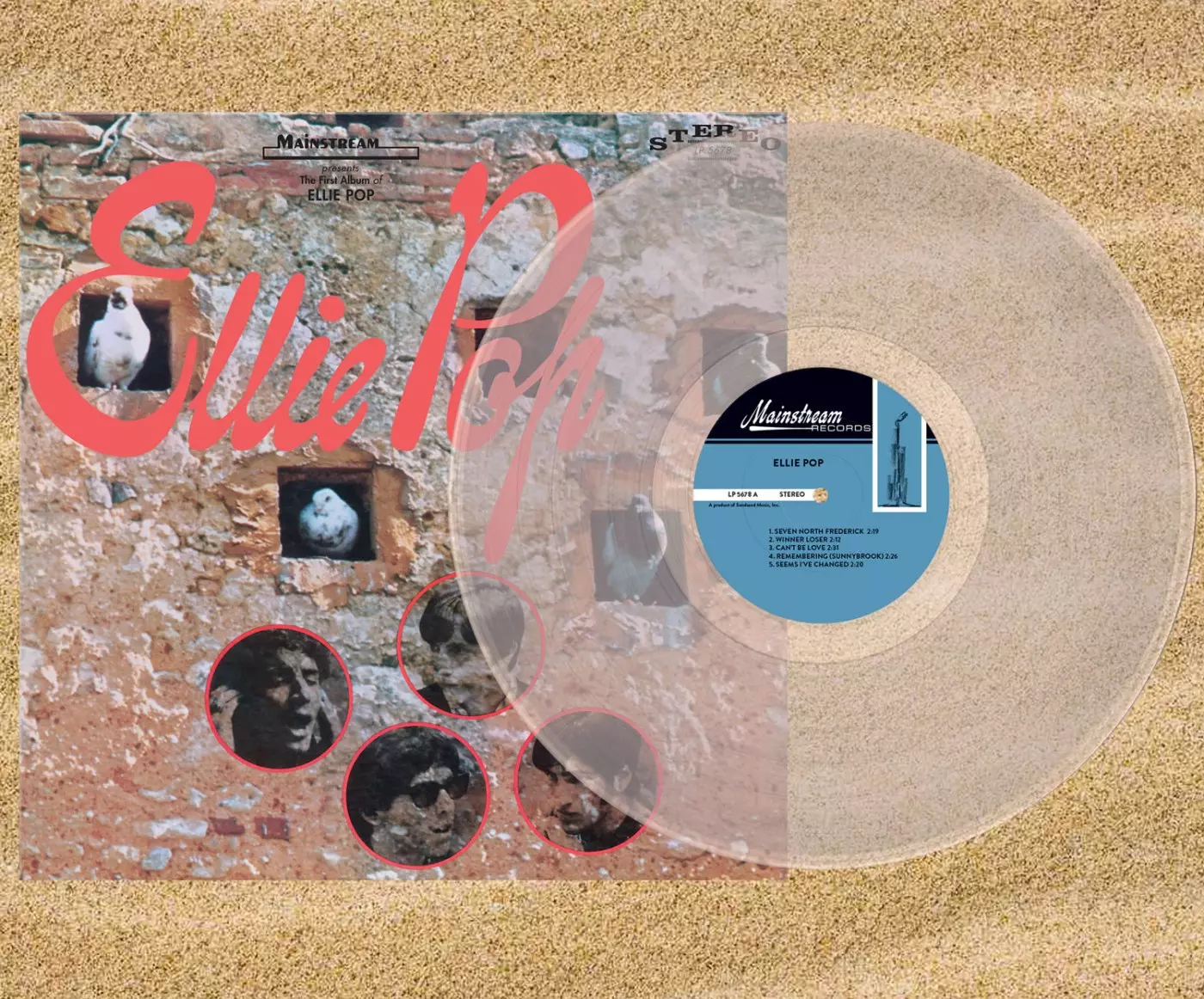ELLIE POP (CLEAR VINYL)/ELLIE POP/エリー・ポップ/ビートルズからの影響が色濃いミシガンの4人組による68年 ...