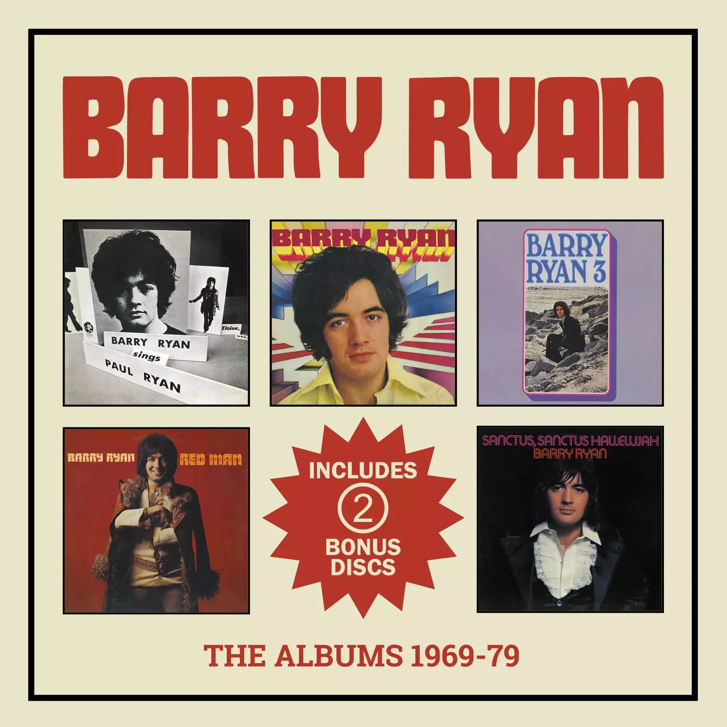 THE ALBUMS 1969-79 (5CD BOX)/BARRY RYAN/バリー・ライアン/英国名シンガー、バリー・ライアンのキャリア ...