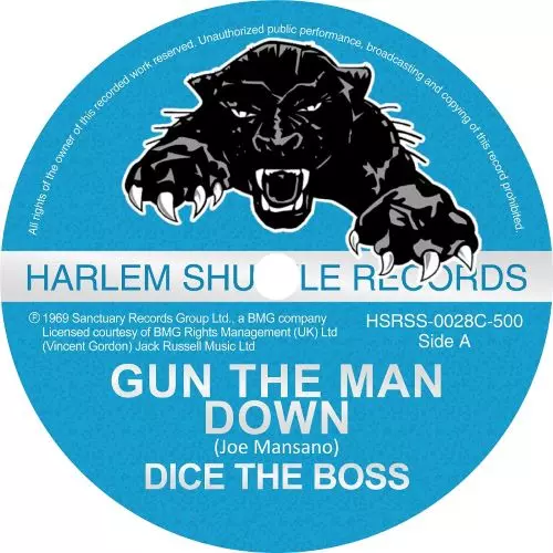 GUN THE MAN DOWN/DICE THE BOSS/69年にリリースされたJOE MANSANOがプロデュース、PAMA DICEが ...
