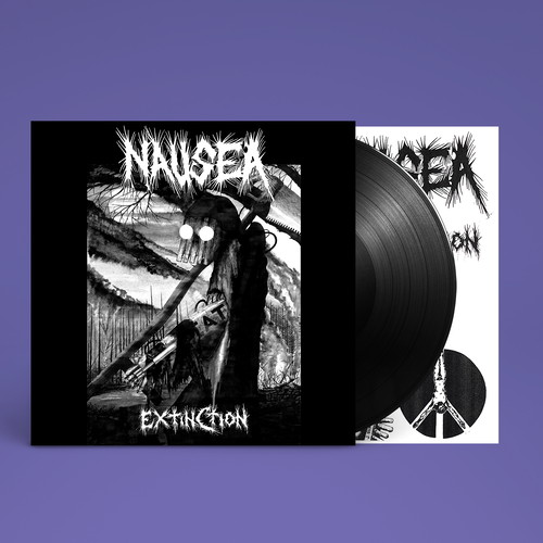 EXTINCTION (LP/BLACK VINYL)/NAUSEA/ナウジア/LATE80's〜90'sを代表するUSクラストバンドの90年 ...