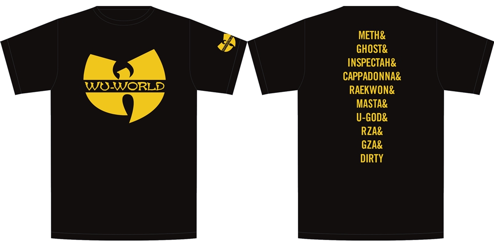 WU WORLD TEE (BLACK / M)/WU-TANG CLAN/ウータン・クラン/★オンラインショップ限定★｜HIPHOP/R&B ...