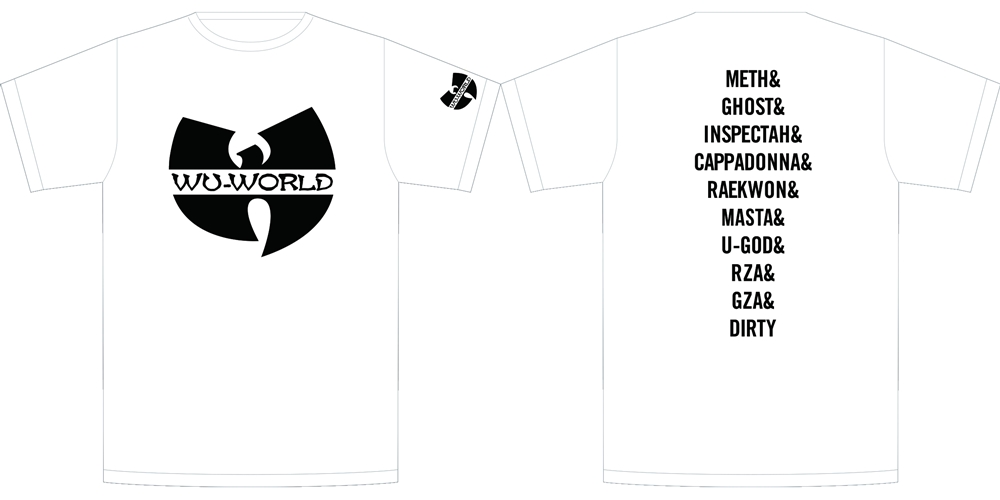 WU WORLD TEE (WHITE / M)/WU-TANG CLAN/ウータン・クラン/★オンラインショップ限定★｜HIPHOP/R&B ...