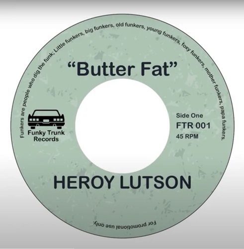 BUTTER FAT / FEEL THE... (7")/HEROY LUTSON/名盤から2曲をピックアップしてエディットした1枚 ...