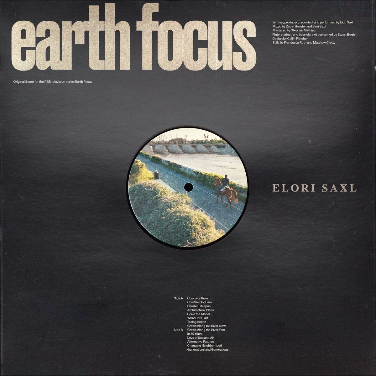 EARTH FOCUS [LP - BLACK]/ELORI SAXL/スティーヴ・ライヒ、フィリップ・グラス、マトモスを彷彿させる優しさ ...
