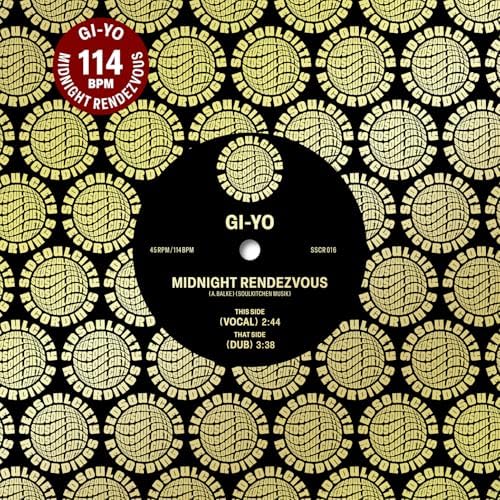MIDNIGHT RENDEZVOUS (7")/GI-YO/滑らかでスムースな歌声とキャッチーなメロディが印象的なデビューシングル!!｜SOUL/BLUES/GOSPEL｜ディスクユニオン ...