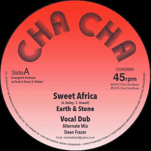 SWEET AFRICA/EARTH & STONE/アース・アンド・ストーン/79年にUKのCHA CHAからリリースされたメガレア・ルーツ ...