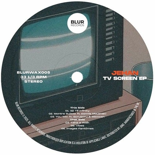 TV SCREEN EP (12")/JEHAN/フランスのジェアンによるヒップ・トリップ・ディープハウス!｜CLUB/DANCE｜ディスクユニオン･オンラインショップ｜diskunion.net