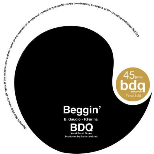 BEGGIN / TAKE ME FOR A LITTLE WHILE (7")/BDQ/25年前にレコーディング後、リリースしていなかった ...