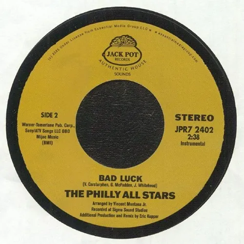 BAD LUCK (7")/PHILLY ALL STARS/1983年にリリースされた楽曲「BAD LUCK」が、プロデューサー兼 ...