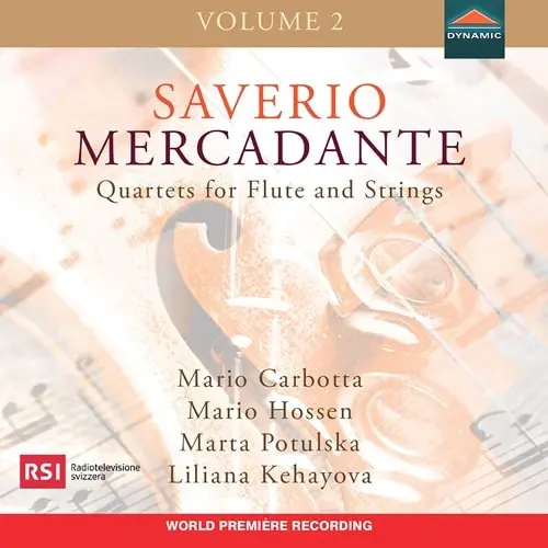 MERCADANTE:QUARTETS FOR FLUTE AND STRINGS VOL.2/MARIO CARBOTTA/マリオ・カル ...