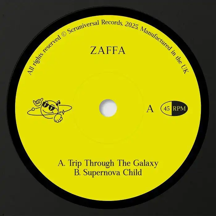 TRIP THROUGH THE GALAXY (7")/ZAFFA/イタリアのレコードコレクター/DJによる、スローモーなスペース・ディスコ ...