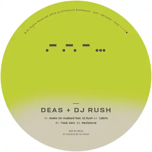 GEEKS ON HUBBARD EP/DEAS FEAT. DJ RUSH/DEAS(CLR)新作は胸熱コラボ!!!ハード・グルーヴと ...