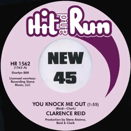 YOU KNOCK ME OUT (7")/CLARENCE REID/クラレンス・リード/300枚限定プレス!!マイアミ・ファンクのキングに ...