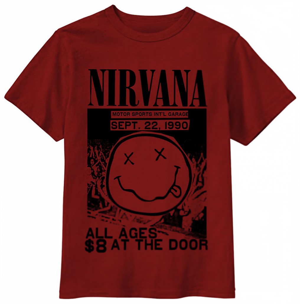 NIRVANA ALL AGES FLYER RED T-SHIRT (M)/NIRVANA/ニルヴァーナ｜ROCK / POPS ...