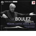 BOULEZ CONDUCTS WEBERN,CARTER,VARESE,BERIO / 『ウェーベルン/ヴァレーズ/ベリオ/カーター編 ...