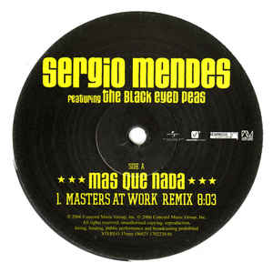 Mas Que Nada/SERGIO MENDES FEAT.BLACK EYED PEAS｜CLUB/DANCE｜ディスクユニオン ...