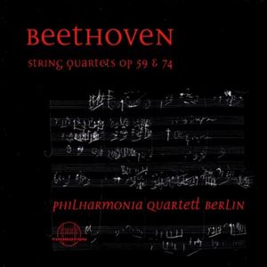 BEETHOVEN: STRING QUARTETS, OP. 59 & 74/PHILHARMONIA QUARTETT BERLIN｜CLASSIC｜ディスクユニオン･オンラインショップ ...