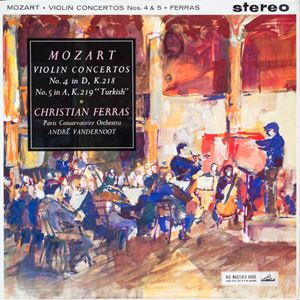 MOZART:VIOLIN CONCERTO NO.4&5/CHRISTIAN FERRAS/クリスチャン・フェラス｜CLASSIC｜ディスクユニオン･オンラインショップ｜diskunion.net