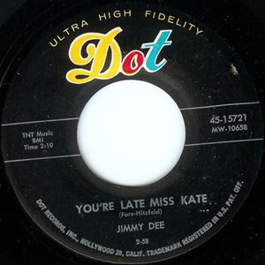 YOU'RE LATE MISS KATE / HERE I COME/JIMMY DEE｜OLD ROCK｜ディスクユニオン･オンライン ...
