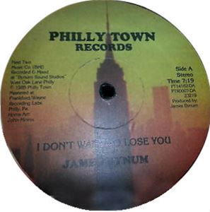 I DON'T WANT TO LOSE YOU/JAMES BYNUM｜SOUL/BLUES/GOSPEL｜ディスクユニオン･オンライン ...