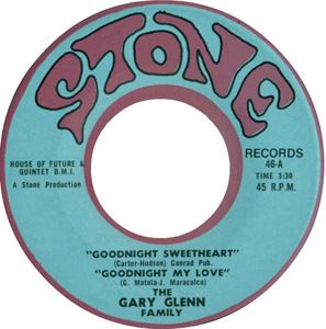 GOODNIGHT SWEETHEART/GARY GLENN FAMILY｜SOUL/BLUES/GOSPEL｜ディスクユニオン･オンライン ...