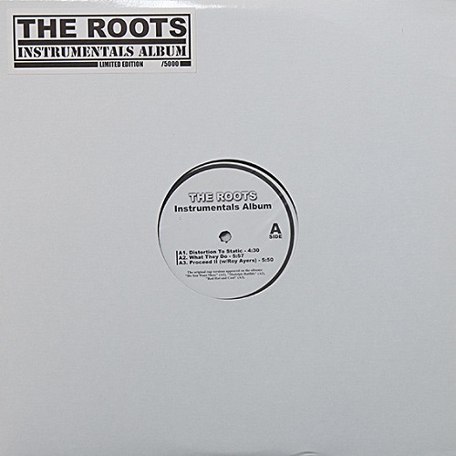 INSTRUMENTALS ALBUM "2LP"/THE ROOTS (HIPHOP)｜HIPHOP/R&B｜ディスクユニオン･オンライン ...