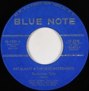 BACKSTAGE SALLY / CONTEMPLATION (7")/ART BLAKEY/アート・ブレイキー｜JAZZ｜ディスクユニオン ...