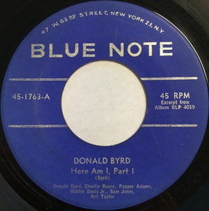 HERE AM I (7")/DONALD BYRD/ドナルド・バード｜JAZZ｜ディスクユニオン･オンラインショップ｜diskunion.net